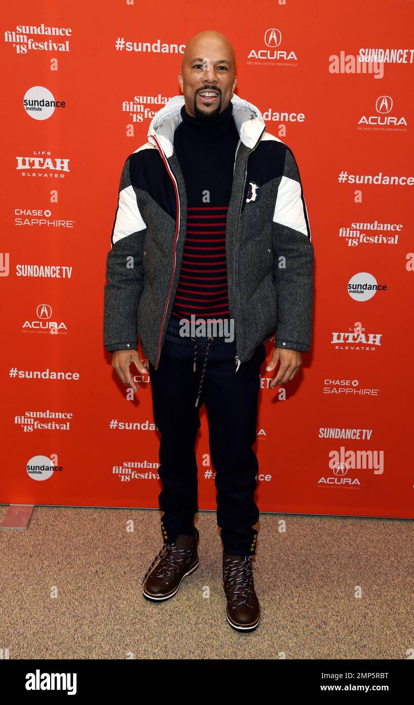 Common, a cast member in "The Tale," poses at the premiere of the film ...