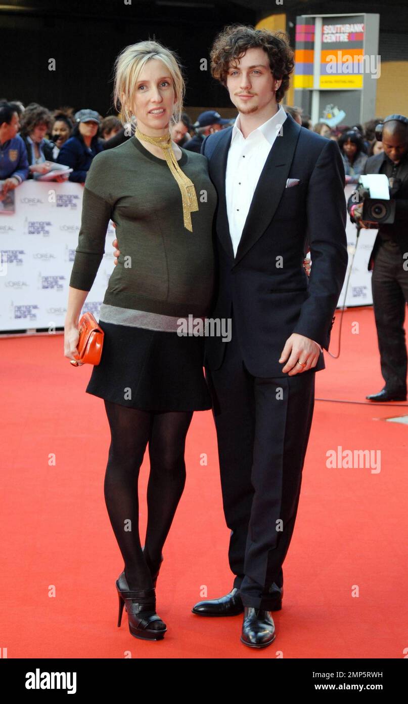 Sam Taylor Wood and Aaron Johnson at the 2010 National Movie Awards in ...