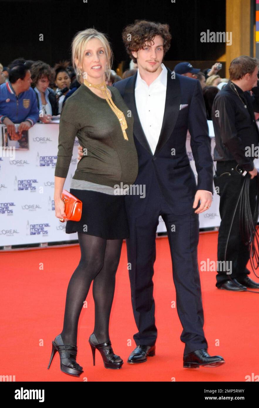 Sam Taylor Wood and Aaron Johnson at the 2010 National Movie Awards in ...