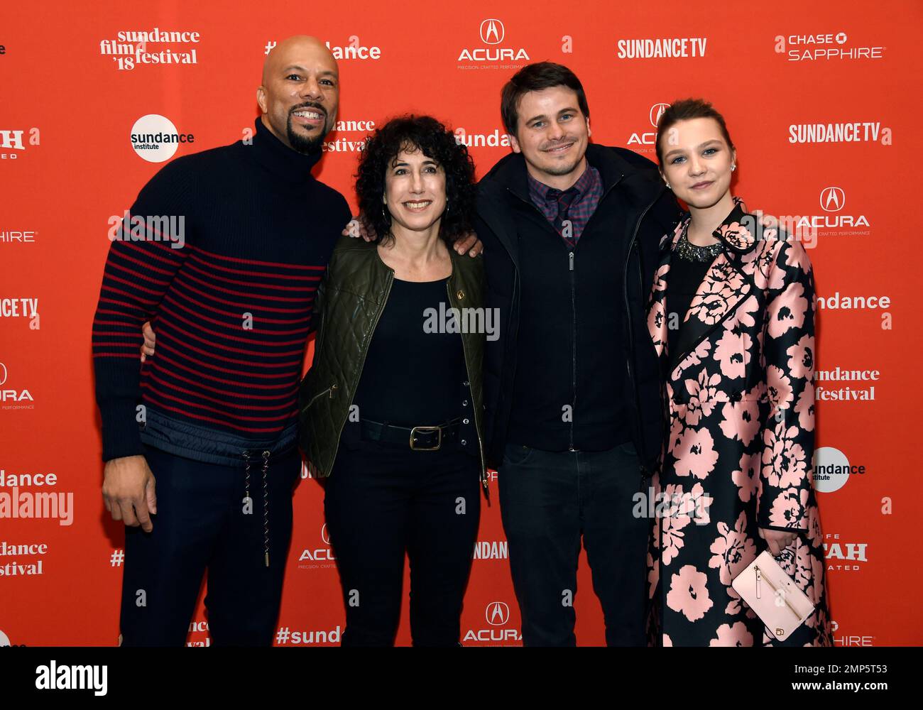 Jennifer Fox, second from left, writer/director of "The Tale," poses ...