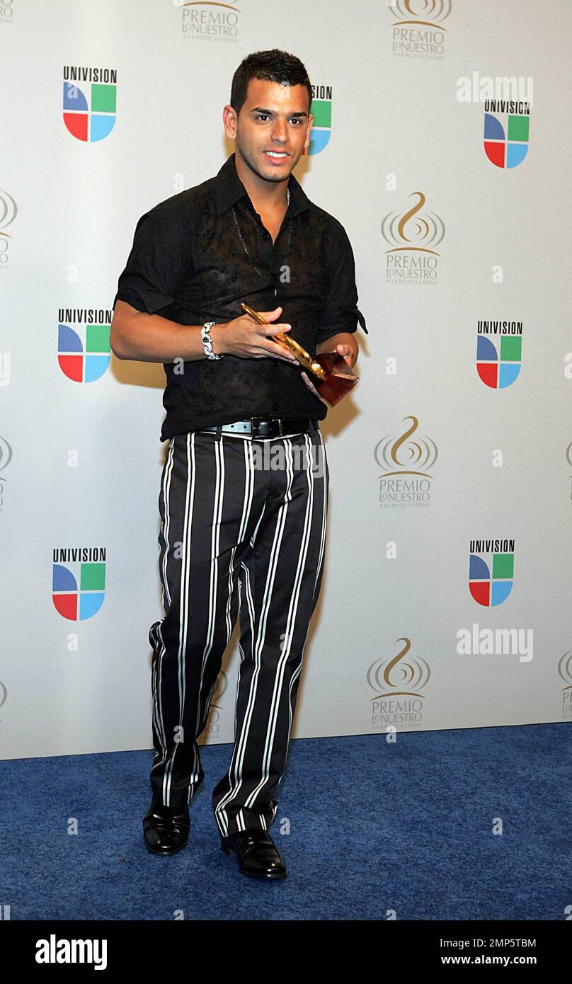 Tito el Bambino celebrates his 2010 Premio Lo Nuestro award at American ...