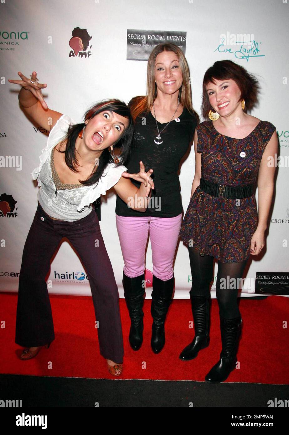 Rad Girls at the 2010 Golden Globes Red Carpet Style Lounge at the SLS ...
