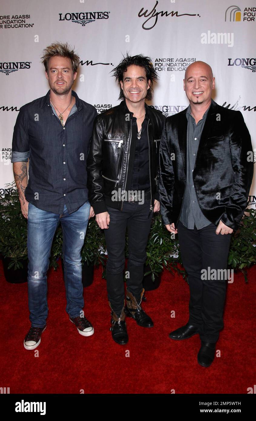 Scott Underwood, Patrick Monahan, and Jimmy Stafford of 'Train' arrive ...