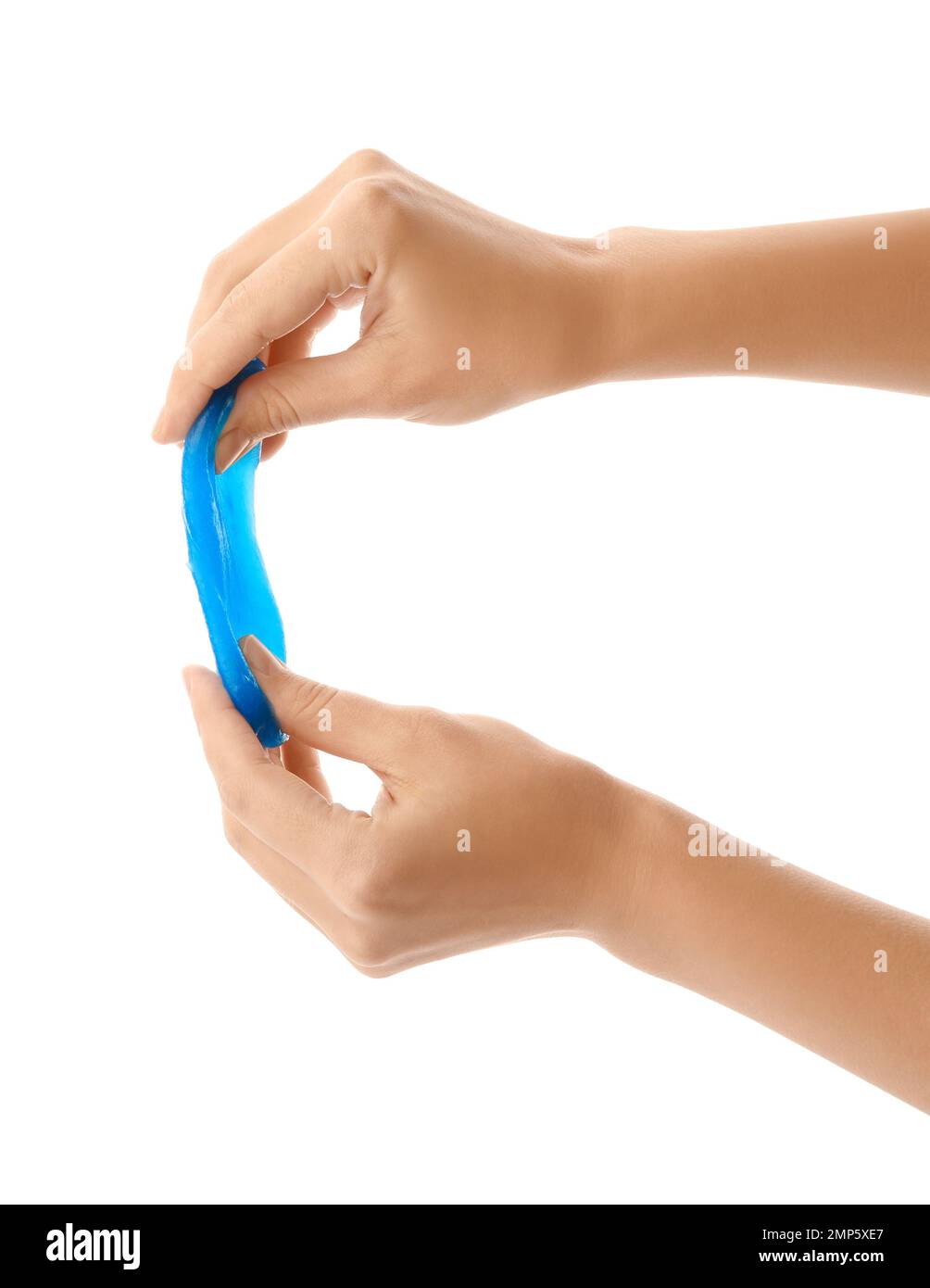 Blue white shiny glossy flowing hi-res stock photography and images - Alamy