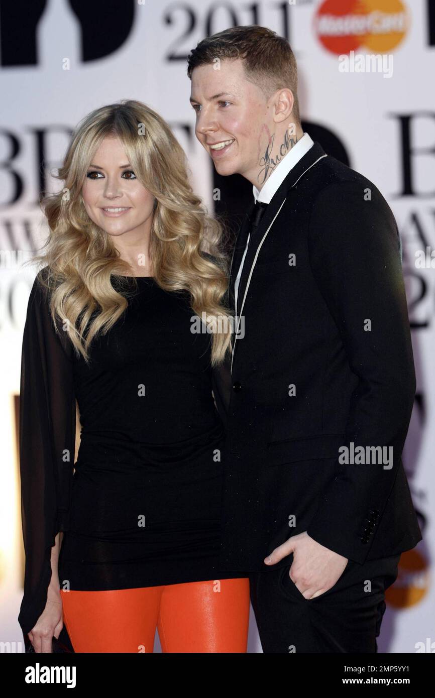 Professor Green at the Brit Awards held at the O2 Arena. London, UK. 2 ...