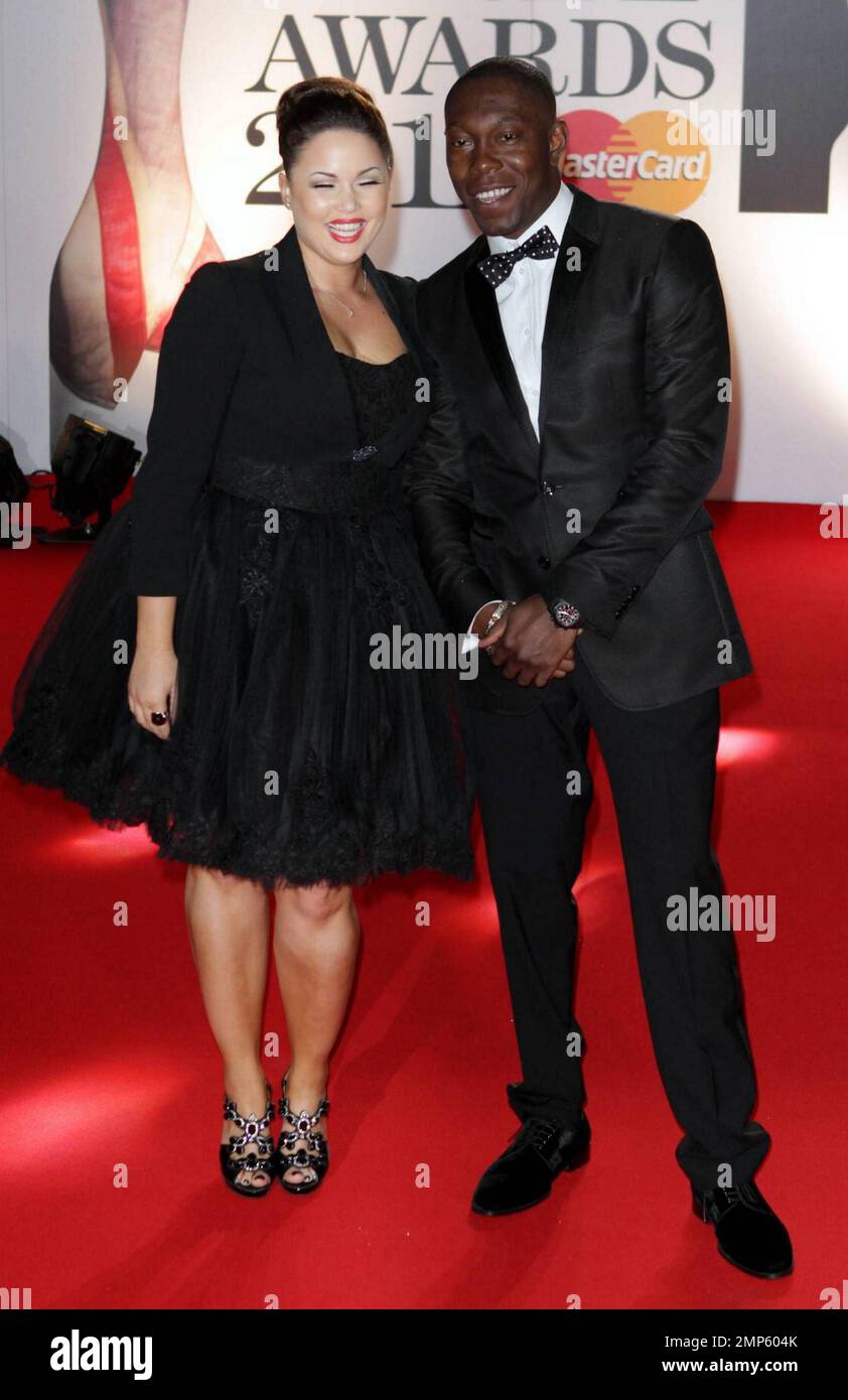 Dizzee Rascal at the Brit Awards held at the O2 Arena. London, UK. 2/15 ...