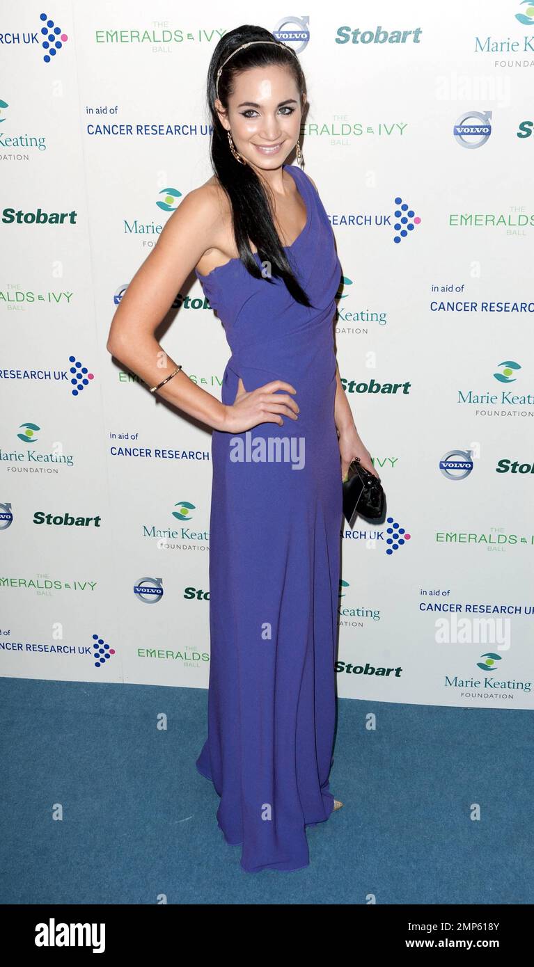 Laura Wright attends the Emeralds & Ivy Ball in aid of Cancer Research ...