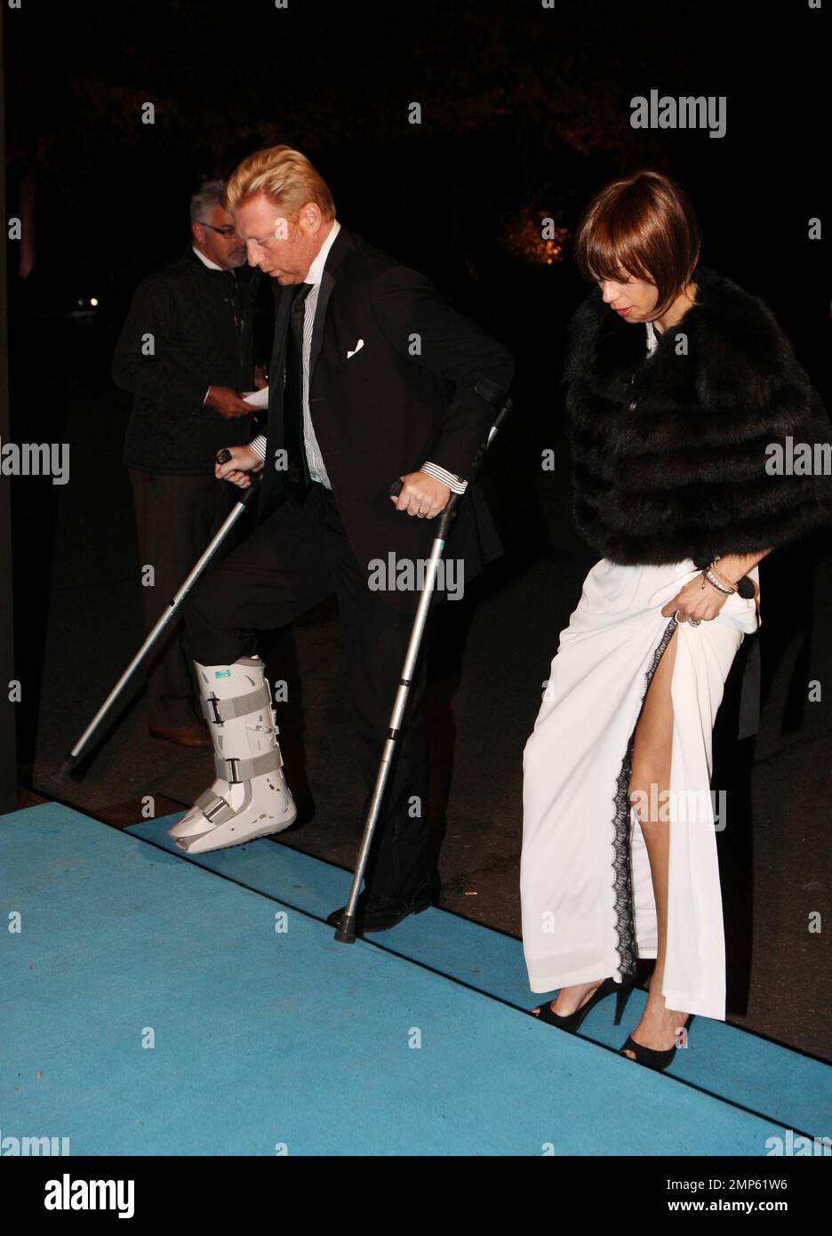 Boris Becker and wife Sharlely Kerssenberg attend the 2011 Grey Goose ...