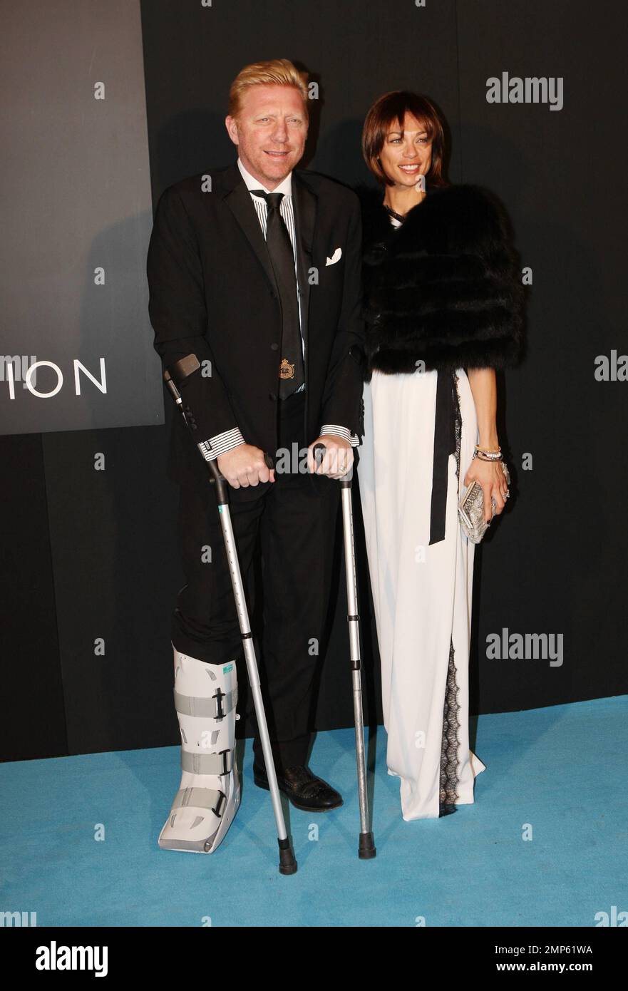 Boris Becker and wife Sharlely Kerssenberg attend the 2011 Grey Goose ...