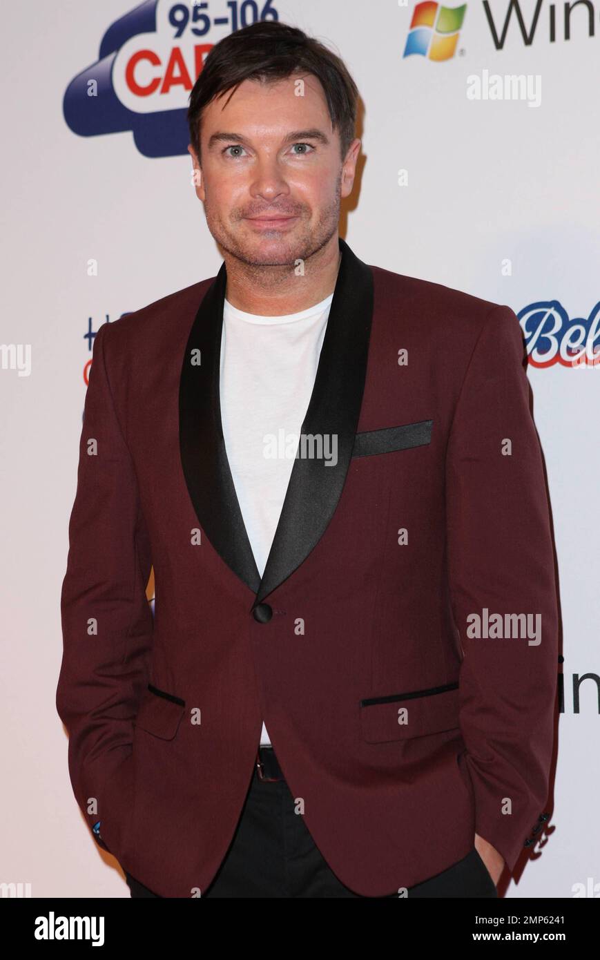 Greg Burns attends day one of Jingle Bell Ball held at the O2 Arena ...