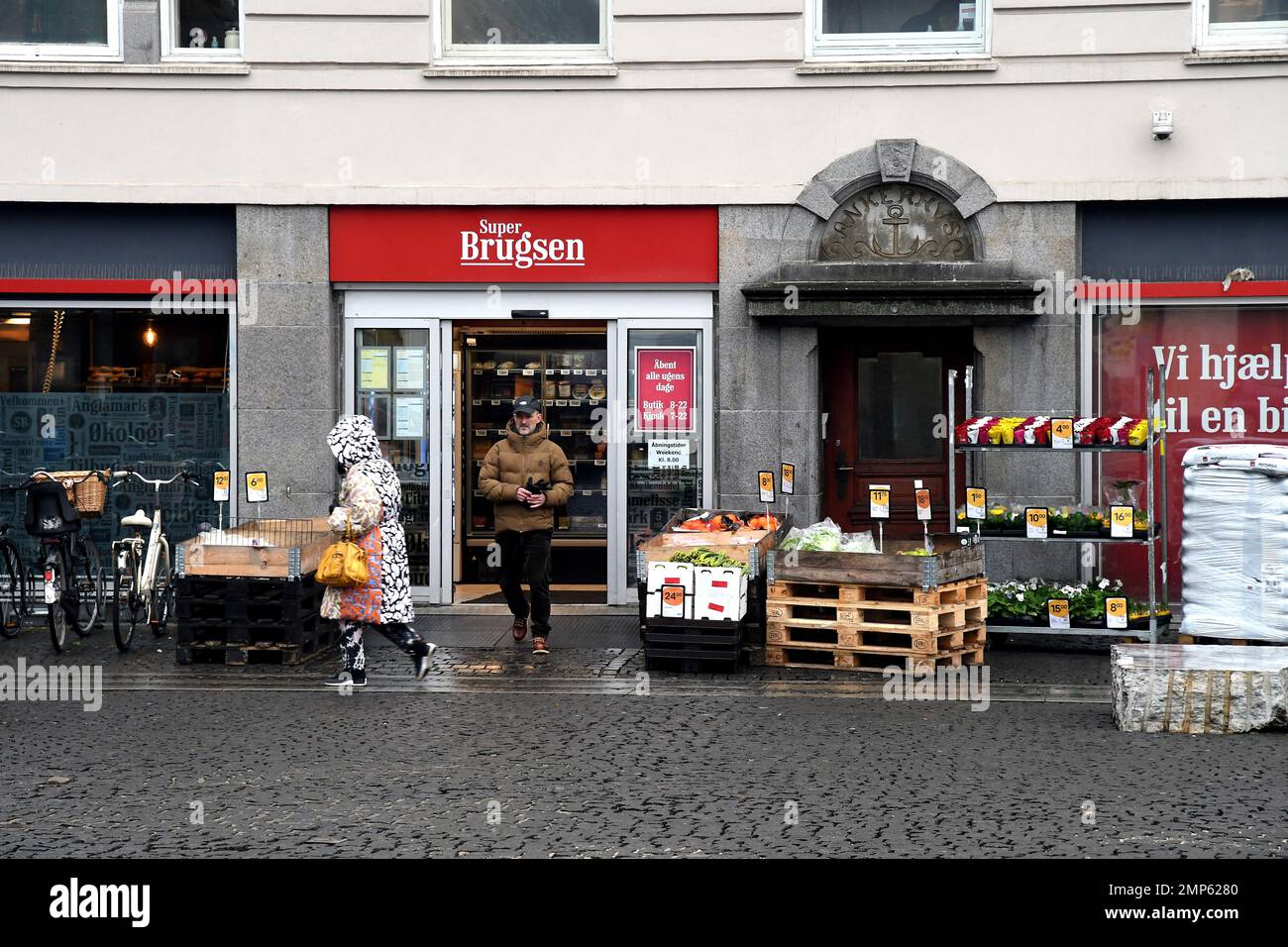 Copenhagen/Denmark/31 January 2023/ Inflations and high food price in ...