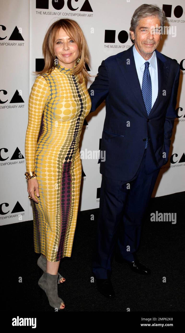 Todd morgan rosanna arquette moca gala 2011 hi-res stock photography ...