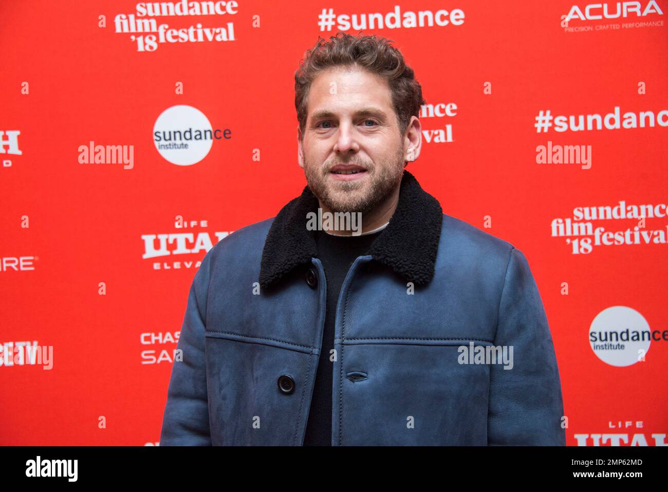 Actor Jonah Hill poses during the premiere of the film "Don't Worry, He ...