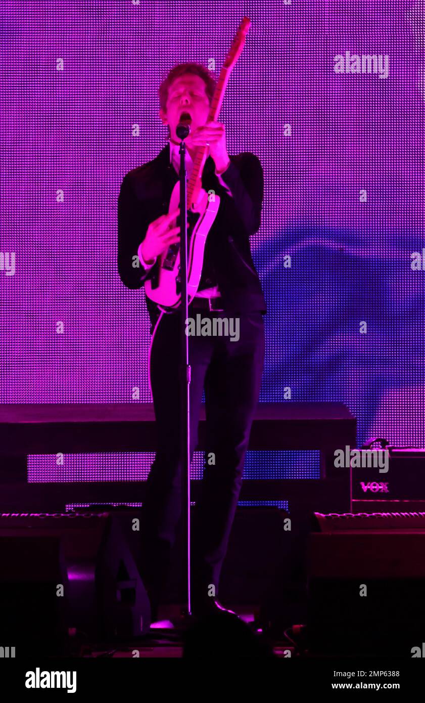 Rock band Spoon perform on stage at the 2018 iHeartRadio ALTer EGO ...