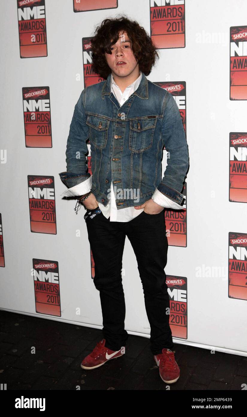 Kyle Falconer at the NME Awards 2011 at Brixton Academy in London, UK ...