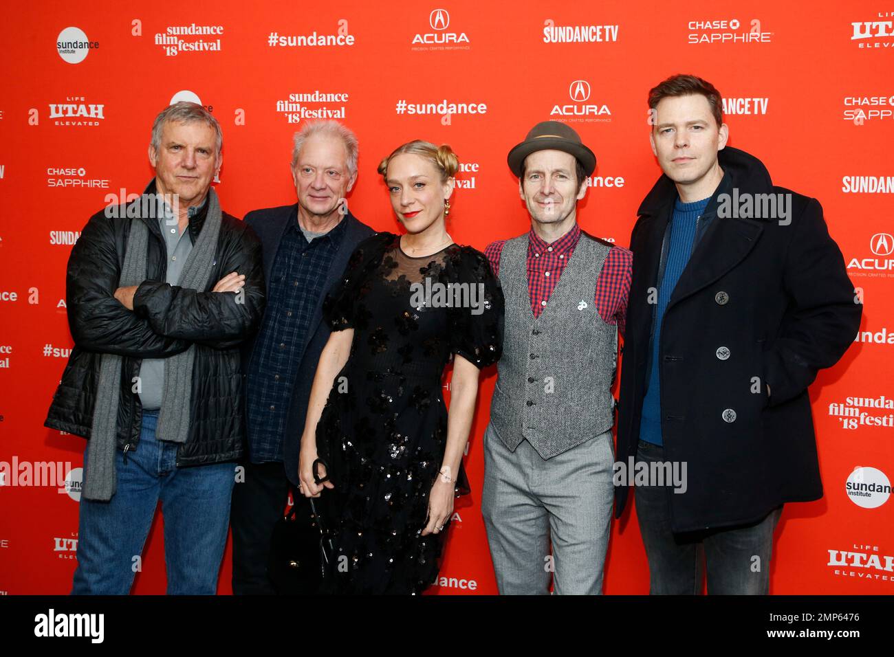 Cast members Jamey Sheridan, Jeff Perry, Chloe Sevigny and Denis O'Hare ...