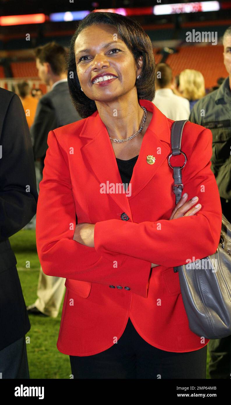 Former Secretary of State and Stanford professor Condoleezza Rice ...