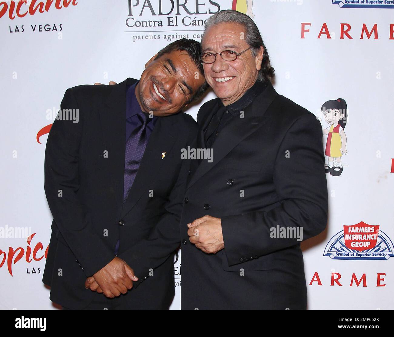 George Lopez and Edward James Olmos at the Padres Contra El Cancer ...