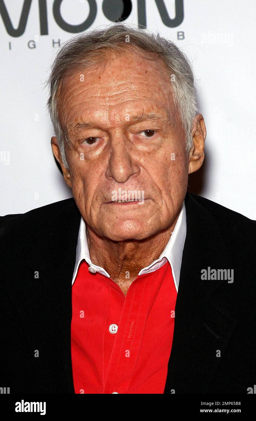 Hugh Hefner at the 2011 Playboy Playmate of the Year Party at Moon ...