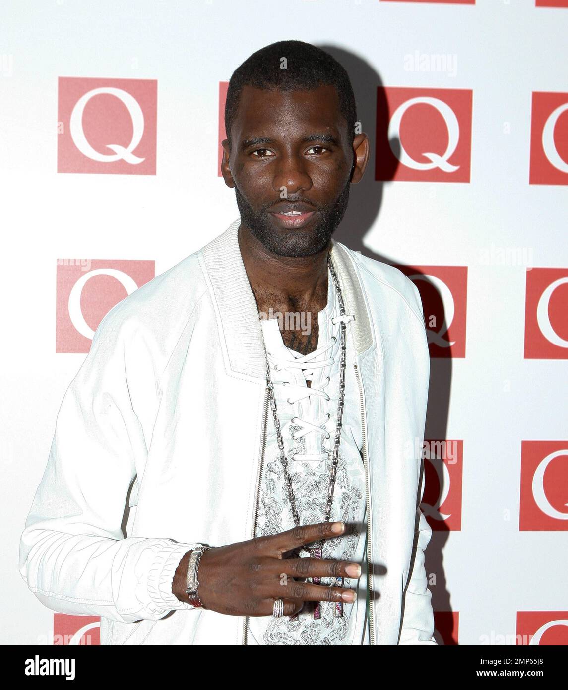 Wretch 32 arrives at the Q Awards held at The Grosvenor House Hotel ...