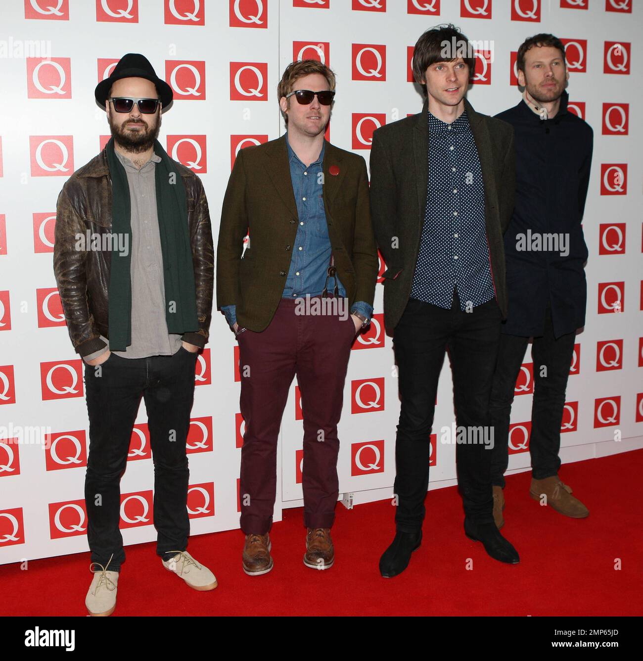 Nick Baines, Ricky Wilson, Nick Hodgson and Simon Rix of 'The Kaiser ...
