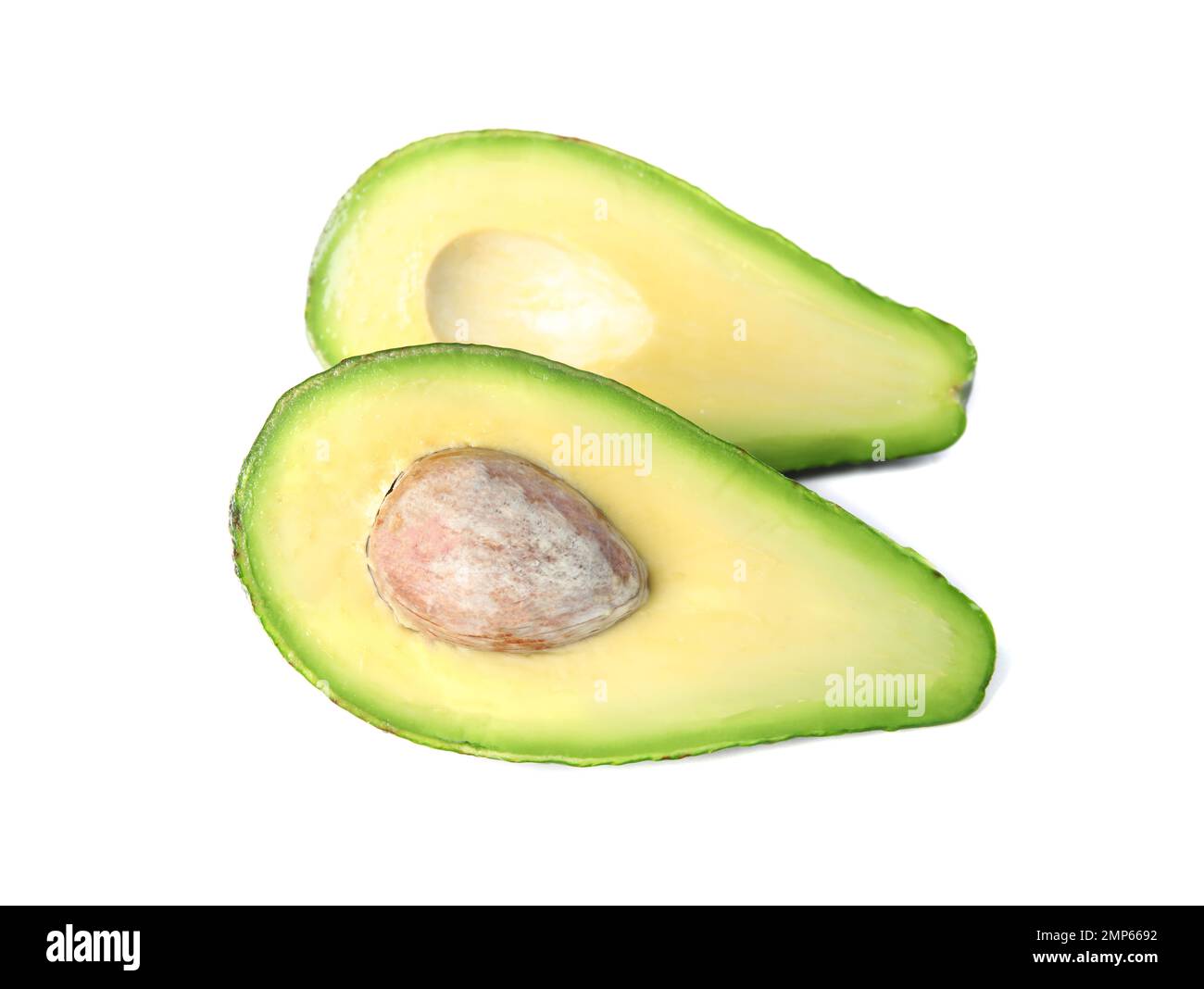 Tasty raw avocado fruit isolated on white Stock Photo - Alamy