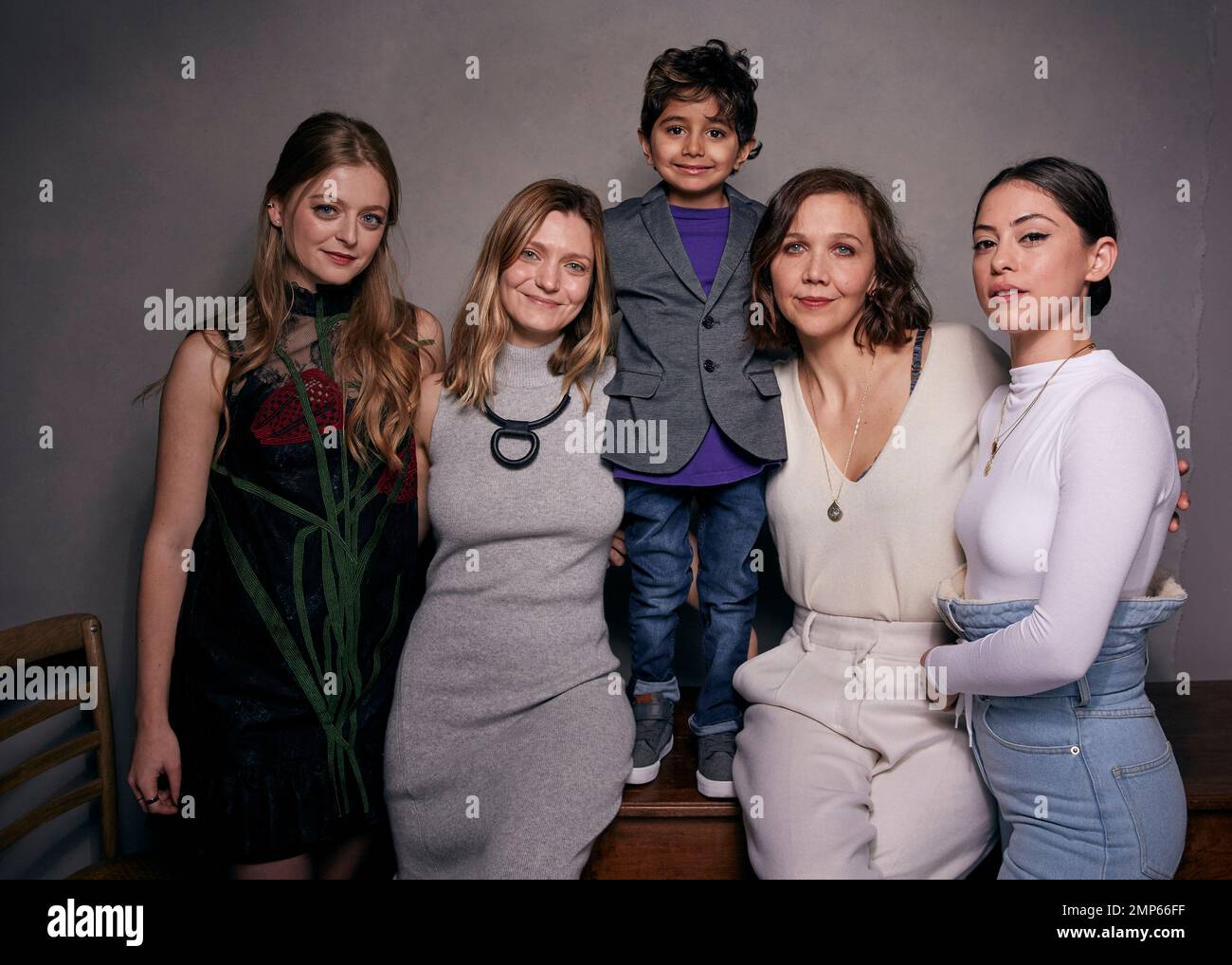 Anna Baryshnikov, from left, director/writer Sara Colangelo, Parker ...