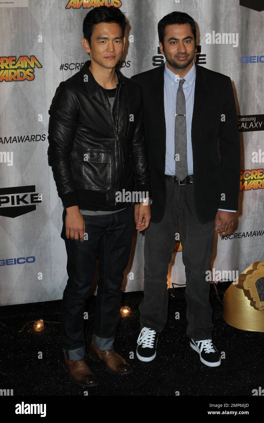 John Cho and Kal Penn at the 2011 Spike TV's Scream Awards held at Universal Studios Backlot ...