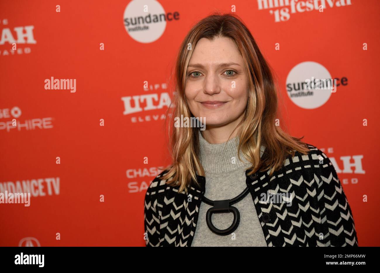 Sara Colangelo, writer/director of "The Kindergarten Teacher," poses at ...