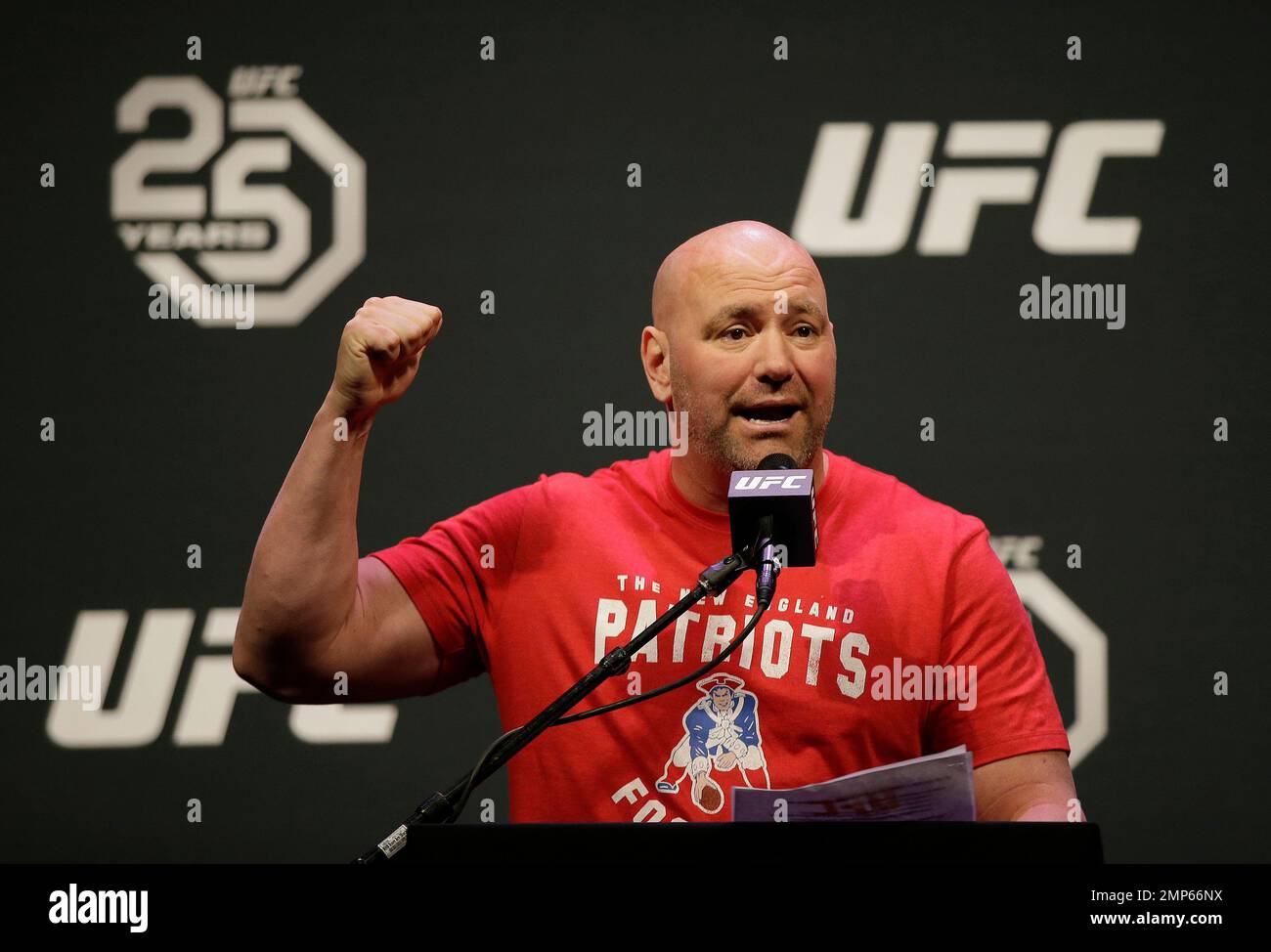 Dana White, president of the Ultimate Fighting Championship, the ...