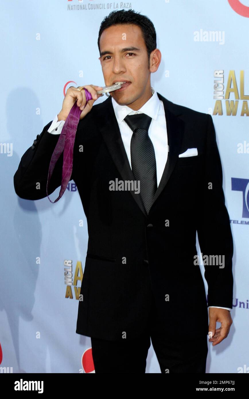 Olympic medalist Leonel Manzano at the 2012 NCLR ALMA Awards held at ...