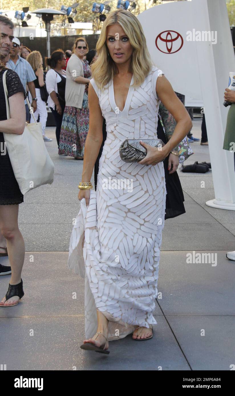 Brooke Anderson arrives at the 2012 Primetime Emmy Awards held at the ...