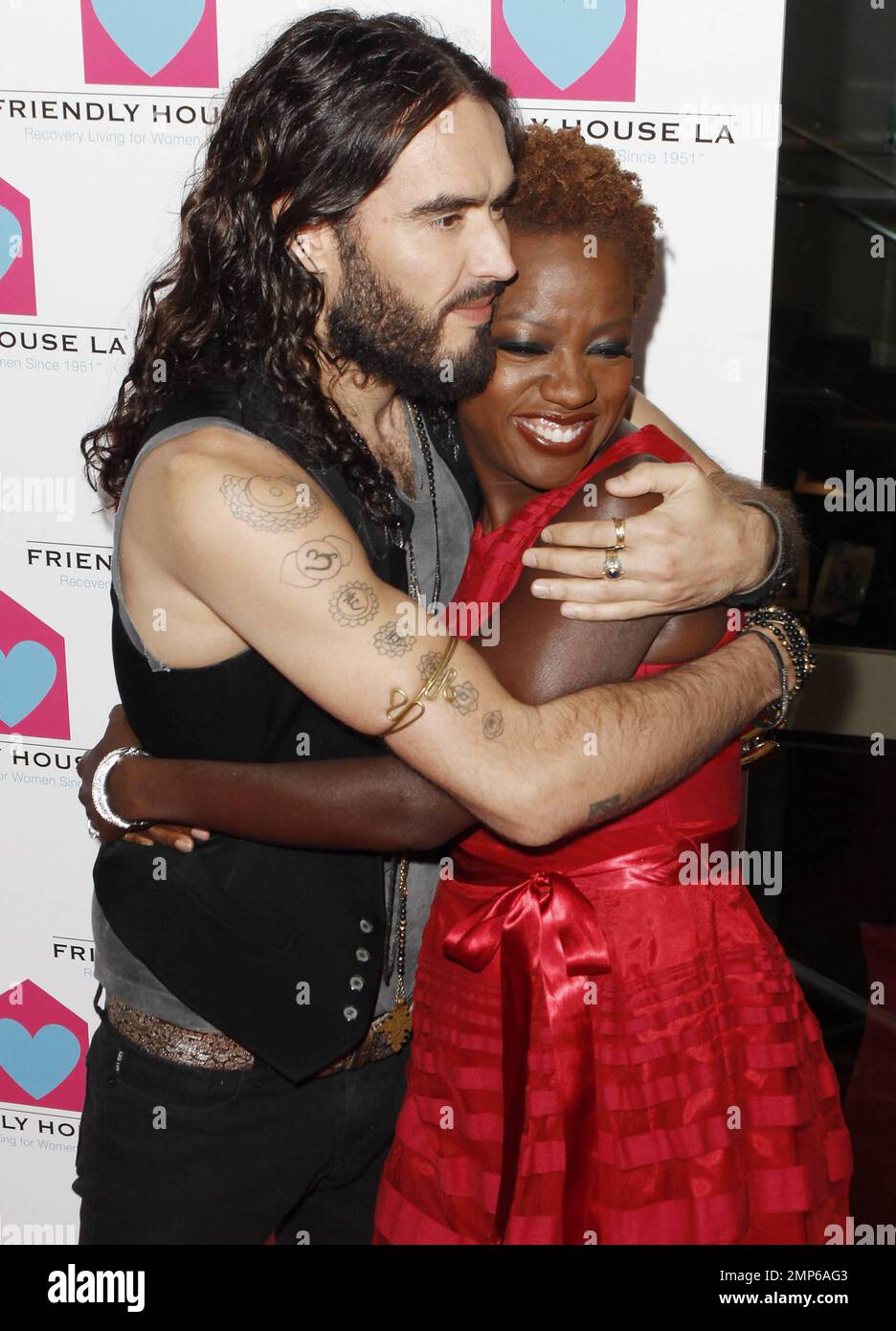 Russell Brand and Viola Davis at the Friendly House LA Annual Awards ...