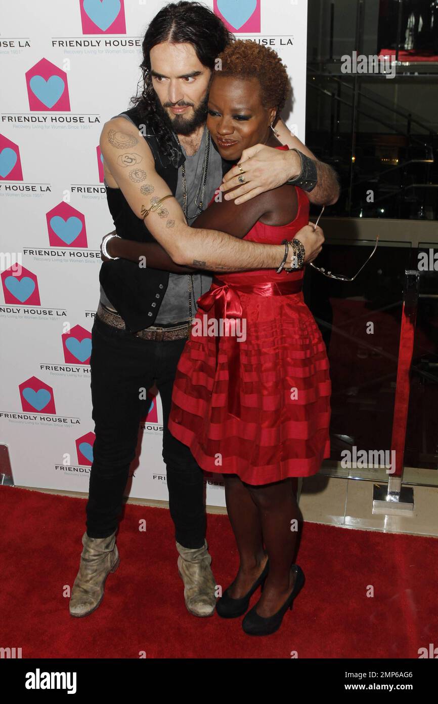 Russell Brand and Viola Davis at the Friendly House LA Annual Awards ...