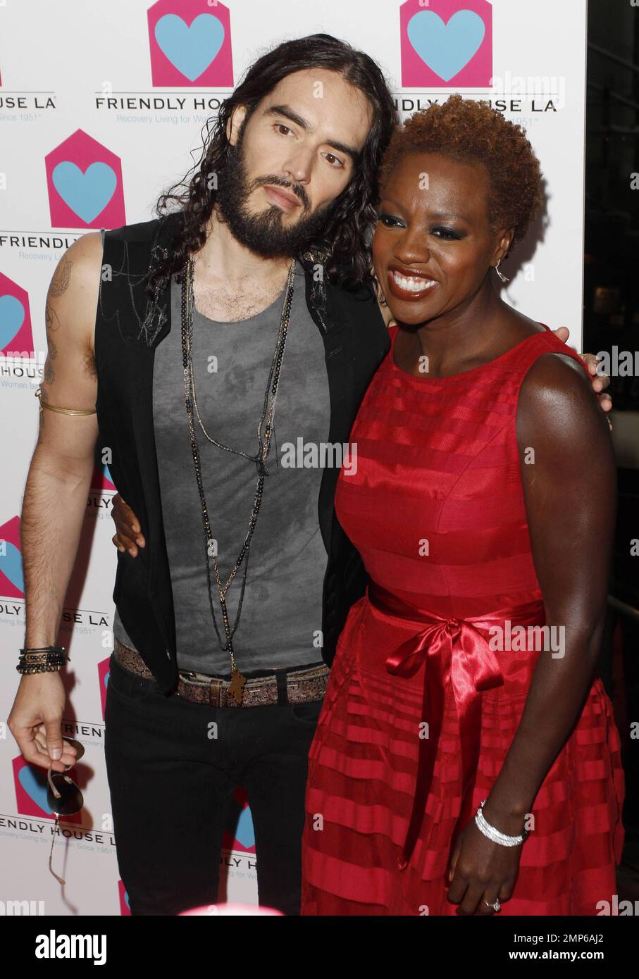 Russell Brand and Viola Davis at the Friendly House LA Annual Awards ...