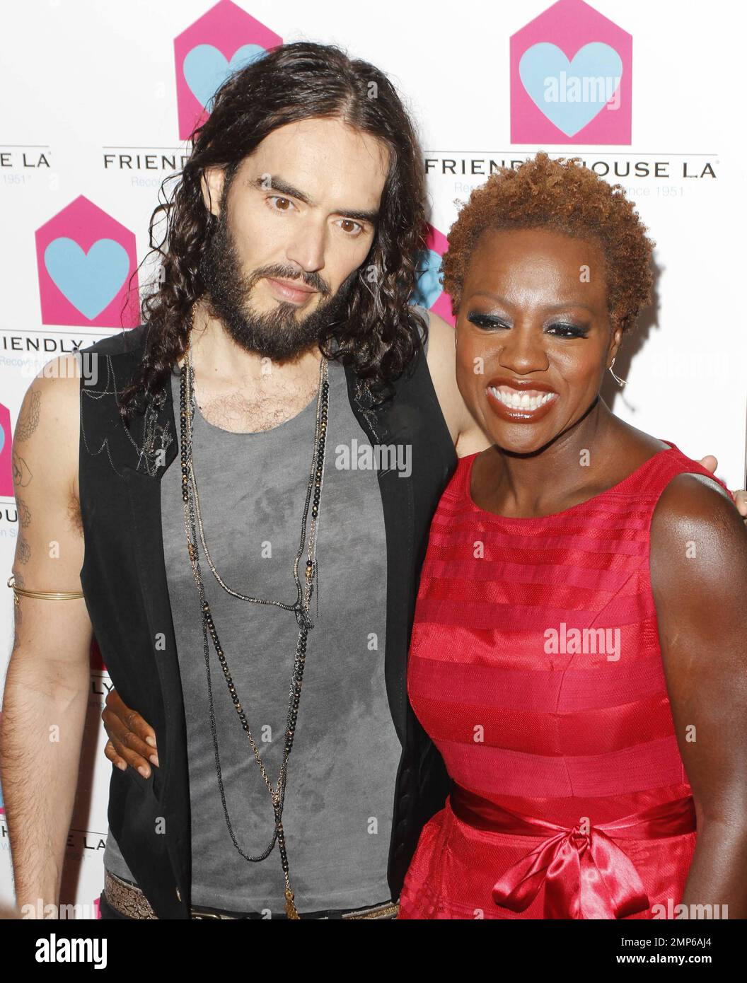 Russell Brand and Viola Davis at the Friendly House LA Annual Awards ...
