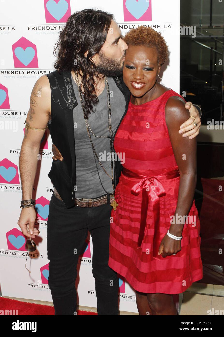 Russell Brand and Viola Davis at the Friendly House LA Annual Awards ...