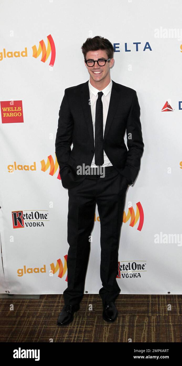 Grant Gustin at the 23rd Annual GLAAD Media Awards held at the Westin ...