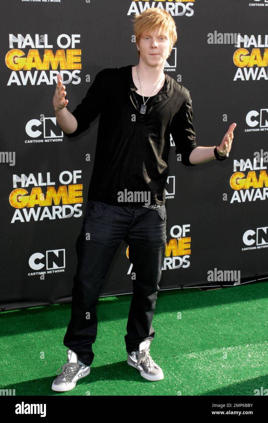 Actor Adam Hicks arriving at the Cartoon Network's "Hall Of Game Awards ...