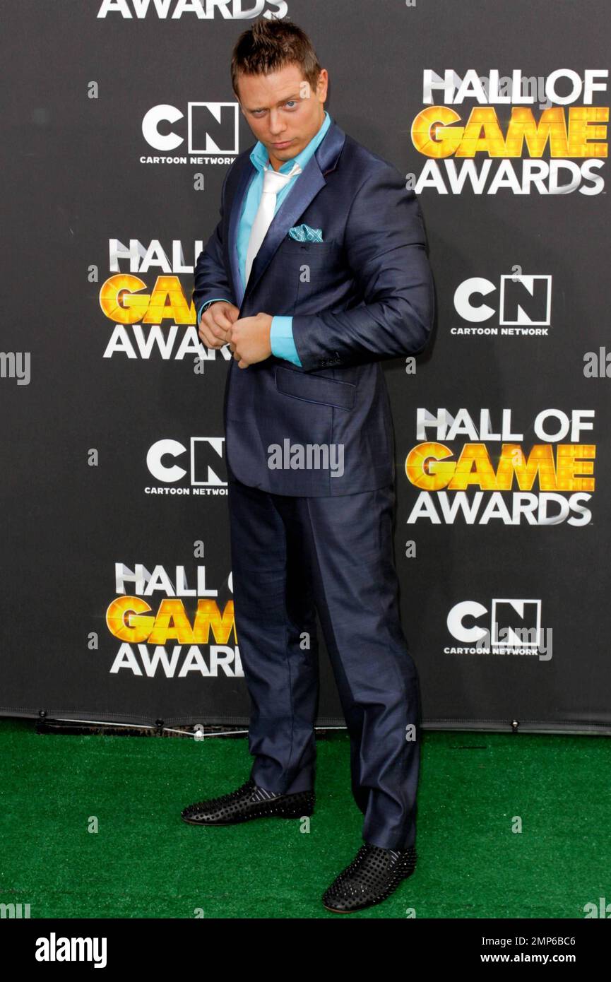 Wrestler 'The Miz' arriving at the Cartoon Network's "Hall Of Game ...