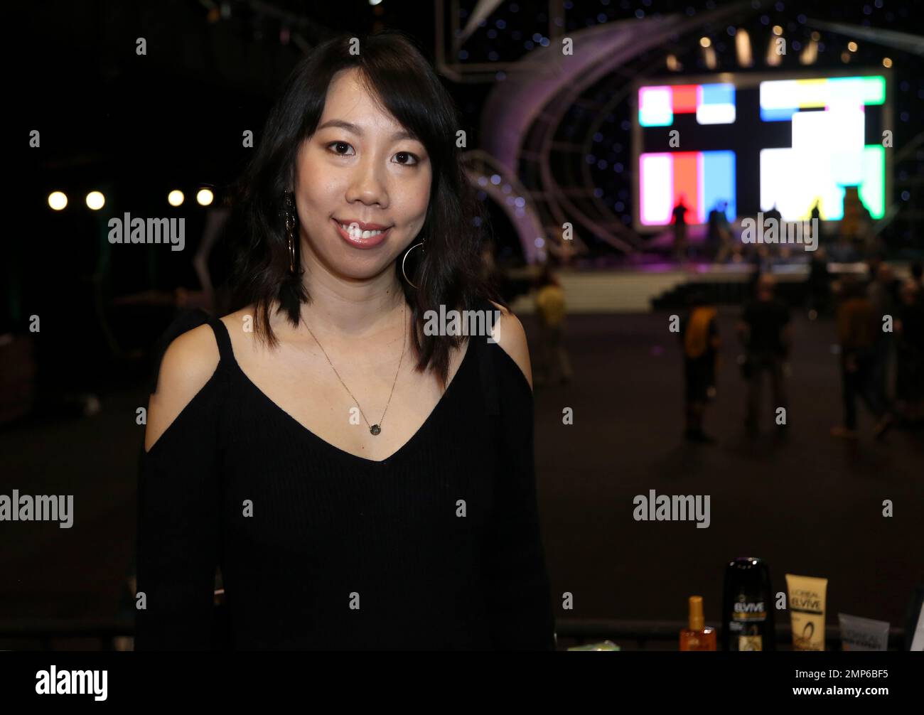 People Staff Editor and Awards Gala Spokesperson Melody Chiu poses for ...