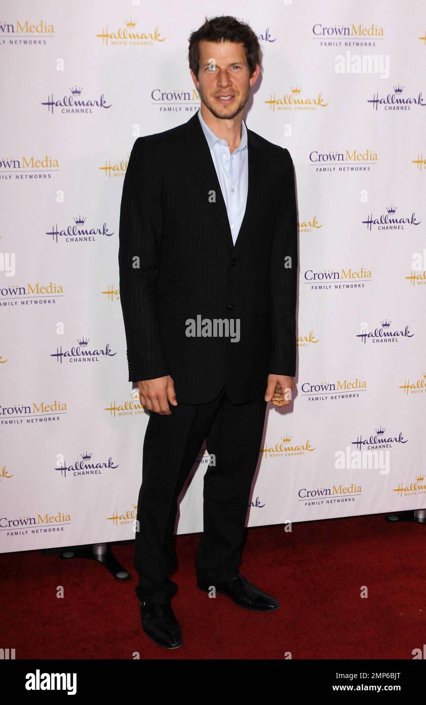 Eric Mabius arrives at the Hallmark Channel's Winter 2012 TCA Press ...