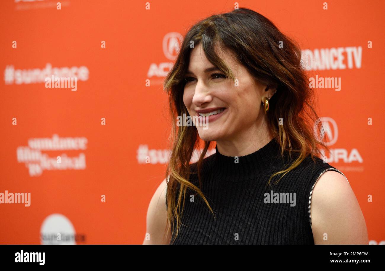 Kathryn Hahn, a cast member in "Private Life," poses at the premiere of ...
