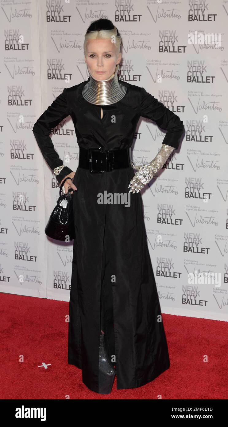 Daphne Guinness at the 2012 New York City Ballet Fall Gala held at the ...
