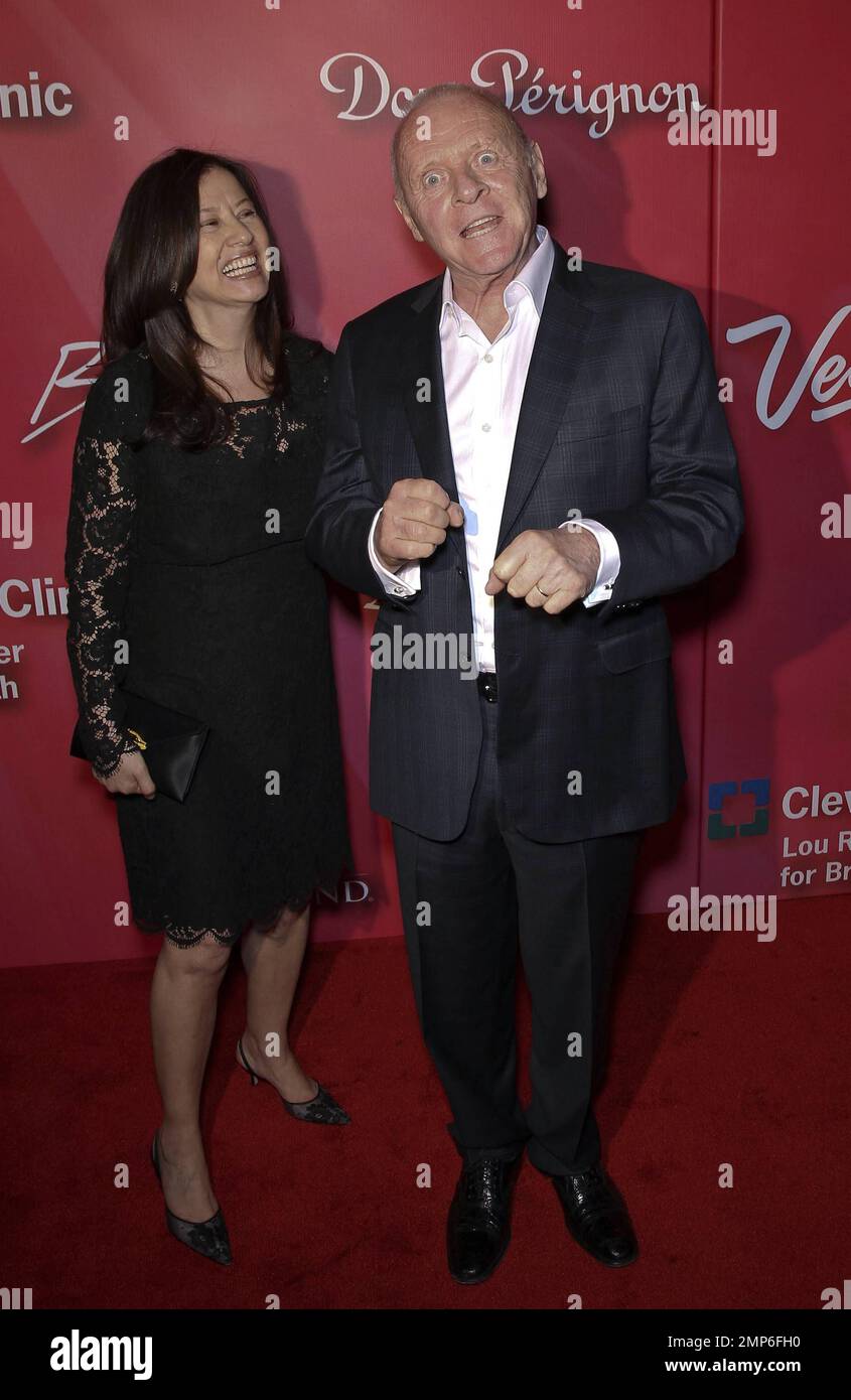 Sir Anthony Hopkins and wife Stella Arroyave at the Keep Memory Alive's ...