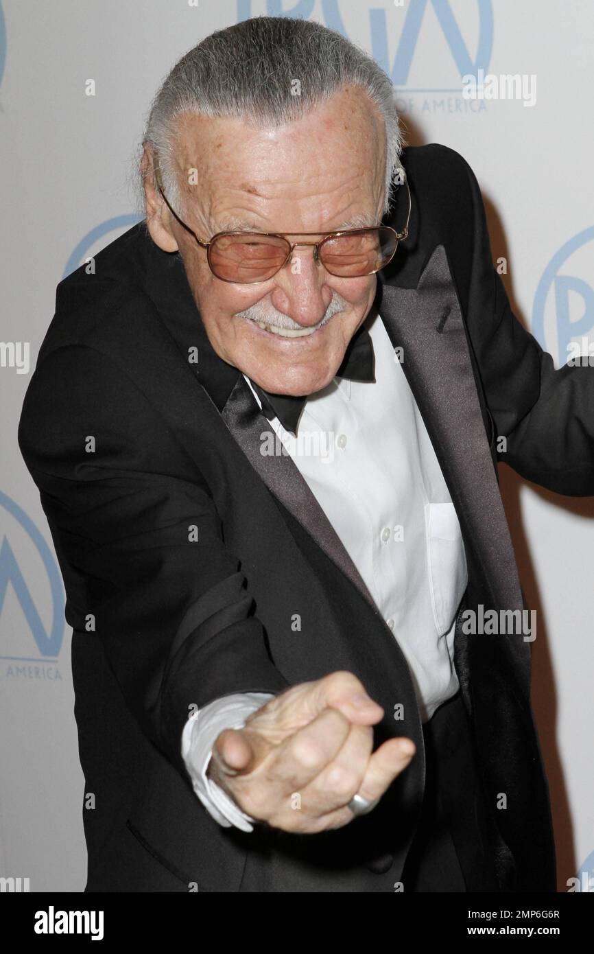 Stan Lee at the 2012 Producer's Guild Awards held at the Beverly Hilton ...