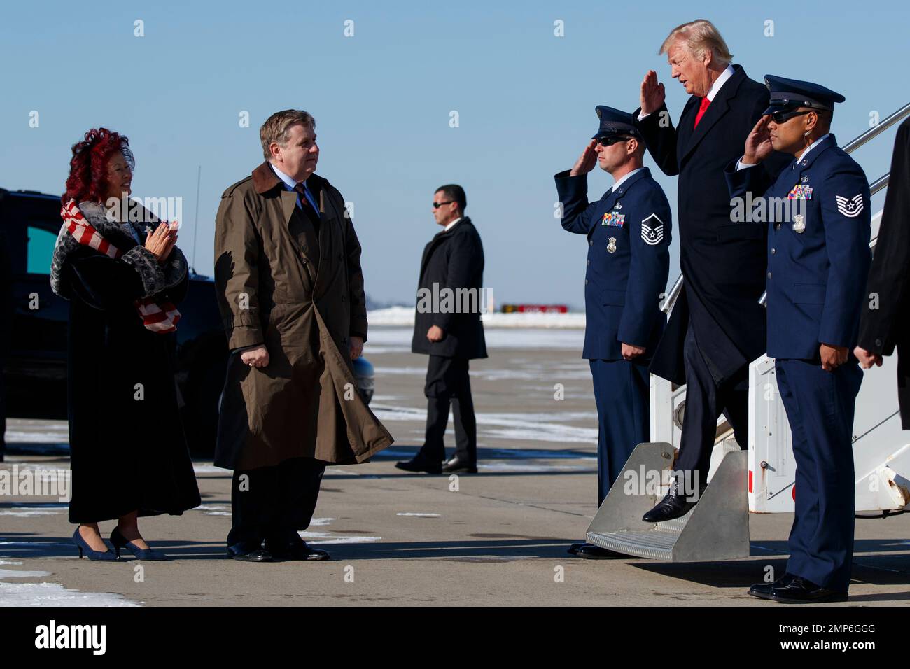 Congressional candidate Rick Saccone and his wife Yong Saccone greet ...