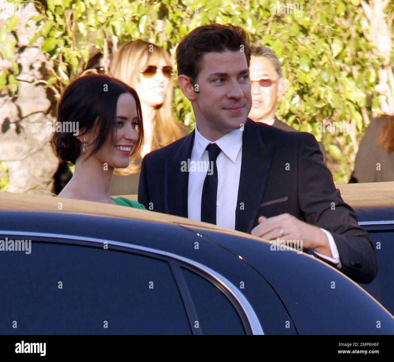 Emily Blunt and husband John Krasinksi arrive at the 18th Annual Screen ...