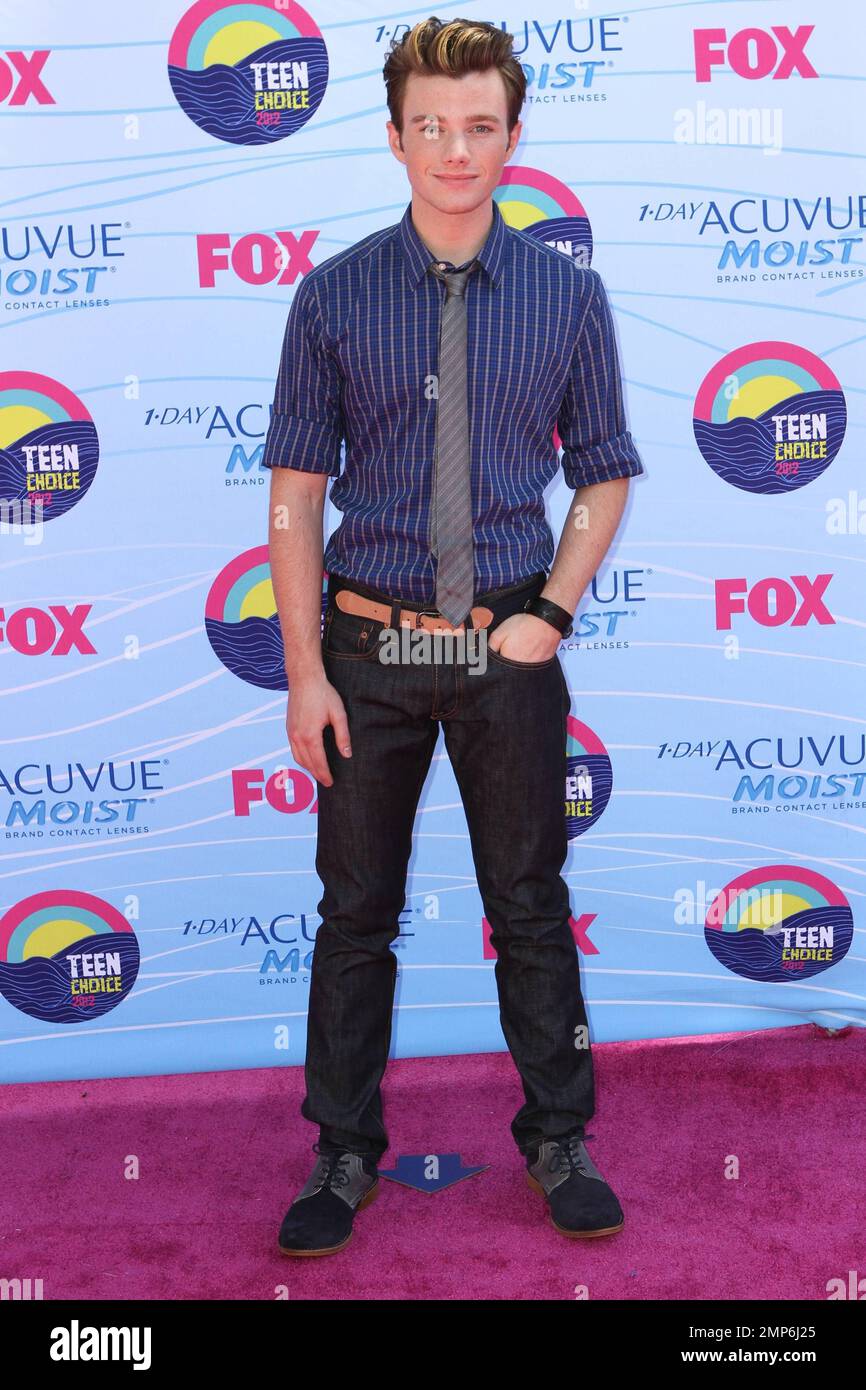 Chris Colfer at the 2012 Teen Choice Awards at the Gibson Amphitheatre ...