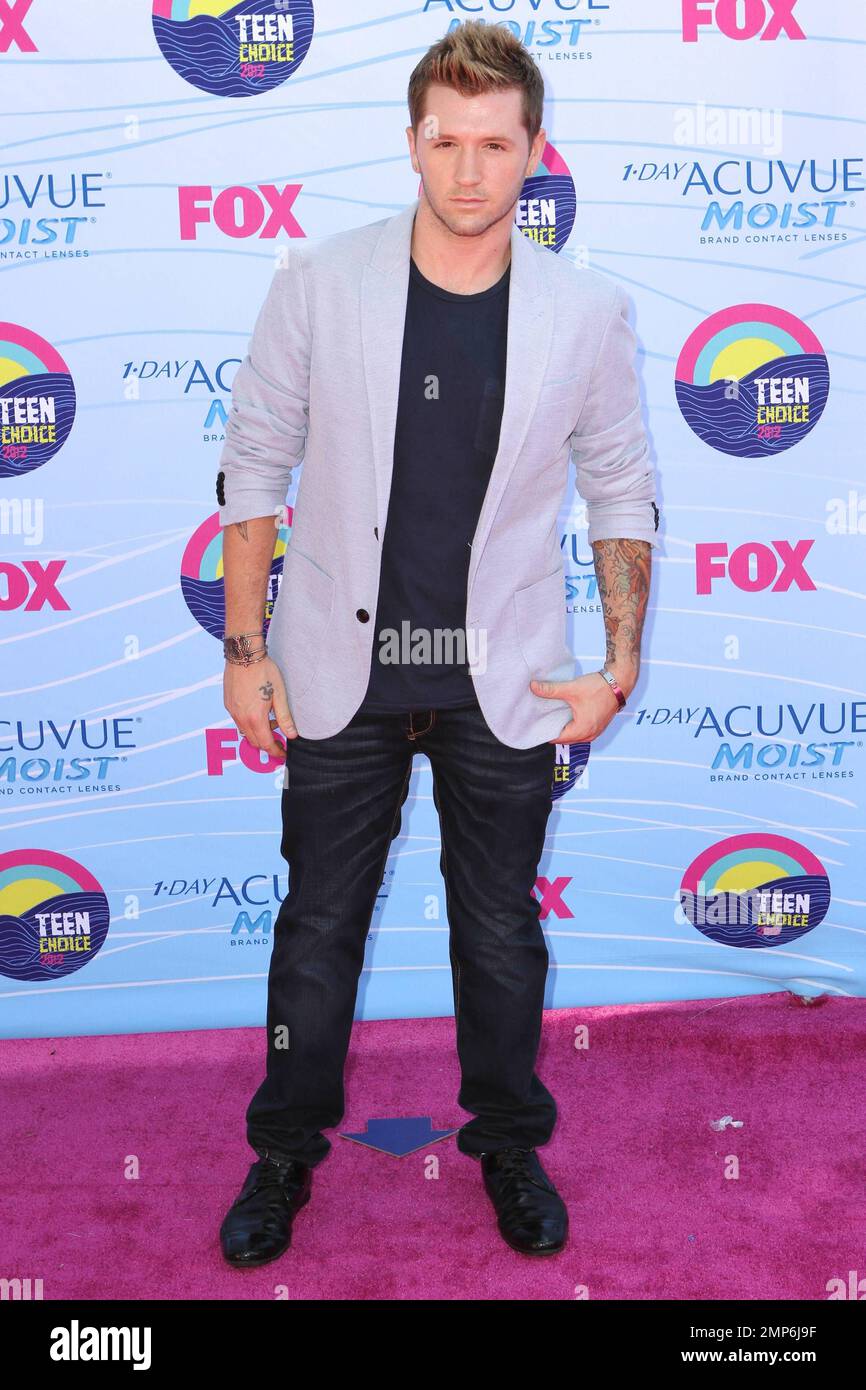 Travis Wall at the 2012 Teen Choice Awards at the Gibson Amphitheatre ...